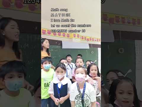 We love math. Lets sing the Math song.
