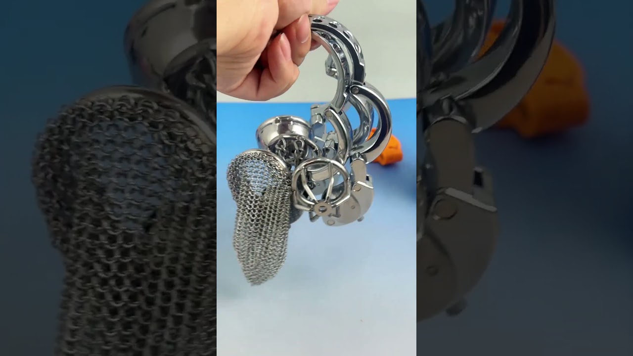 Heavy, Solid, Unbreakable – The Adjustable Metal Series 🔩#MetalChastity  #Locktober #AdjustableCage
