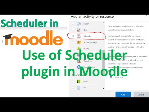 Appointment Scheduler in Moodle: Online Viva or Interview with Students