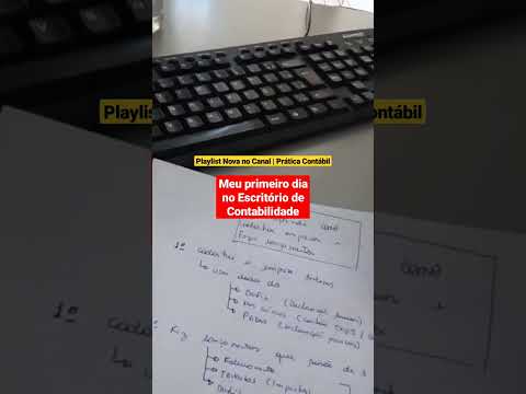 Contabilidade na Prática | Primeiro Trabalho #contabilidade #contabilidadebasica #cienciascontabeis