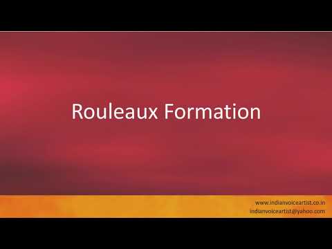 Pronunciation of the word(s) "Rouleaux Formation".