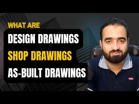 What Are | Design Drawings | Shop Drawings | As-built Drawings اردو/ हिंदी