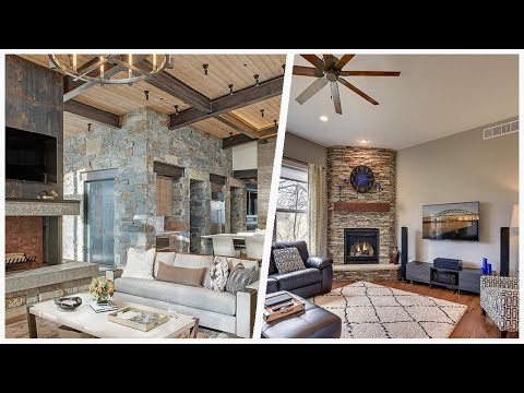 75 Brown Living Room With A Corner Fireplace Design Ideas You'll Love ????