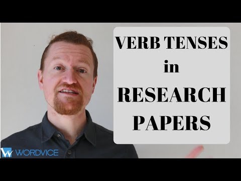 Which Verb Tenses to Use in a Research Paper