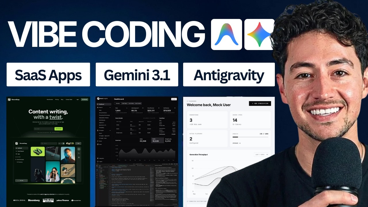 VIBE CODING FULL COURSE: Gemini 3.1 + Antigravity (6 Hrs)
