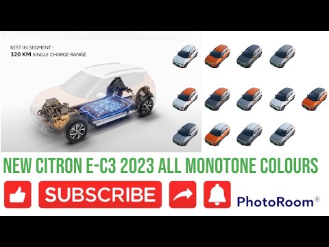 New Citron e-c3 2023 all Monotone colours