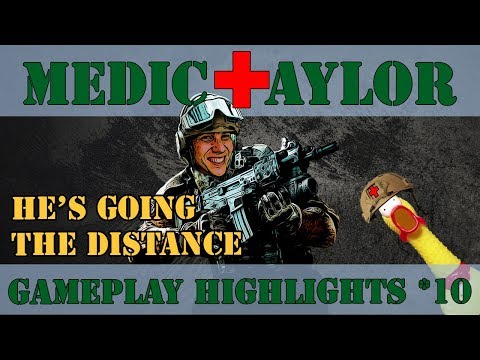 He's going the distance! (MedicTaylor and U.S. Army eSports team PUBG Gameplay Highlights #10)