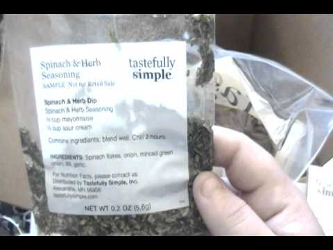 Tastefully Simple $50 Kit! What you get! Join my team!!!