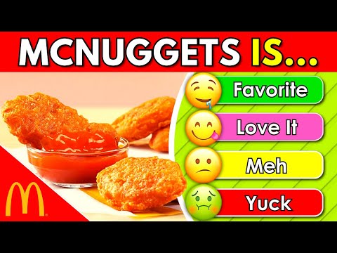 Tier List Rank Popular Restaurants Fast Food Items from Favorite to Yuck 🍕📝 - Junk Food Quiz