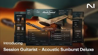 Native Instruments Session Guitarist Acoustic Sunburst Deluxe Virtual Instrument Library - What ...