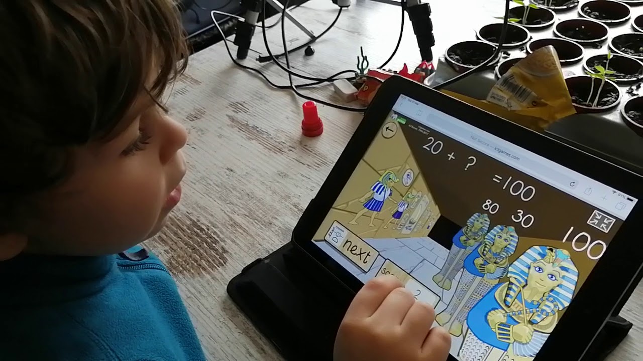 ICT Maths - Funky Mummy - Additions in tens