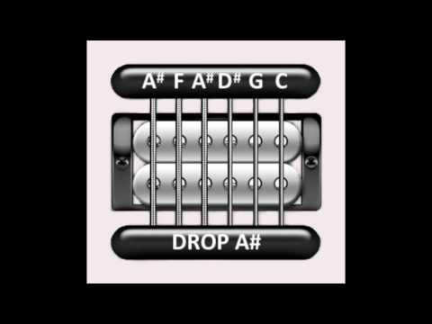 Perfect Guitar Tuner (Drop A# / Bb = A# F A# D# G C)