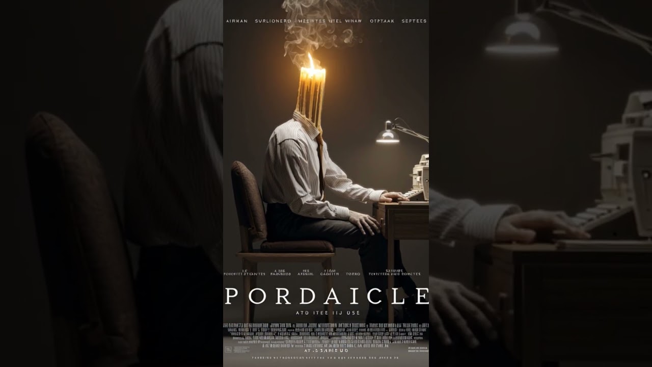 EXHAUSTED OFFICE WORKER - AI Generated Cinematic Visual