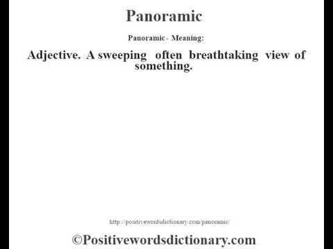 Panoramic definition | Panoramic meaning