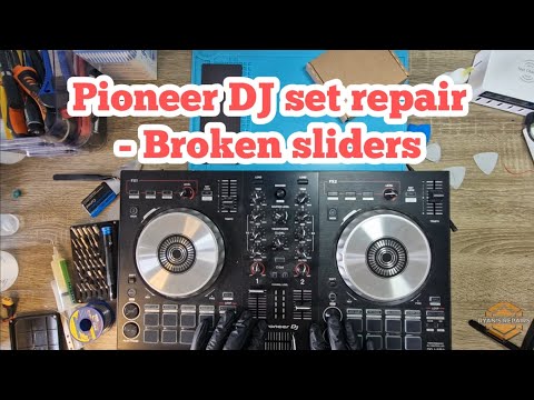Pioneer DDJ SB3 DJ decks repair - Replacing broken sliders