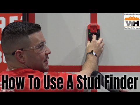 How To Use The Craftsman Stud Finder On Sheetrock with Stud and Electric Detection