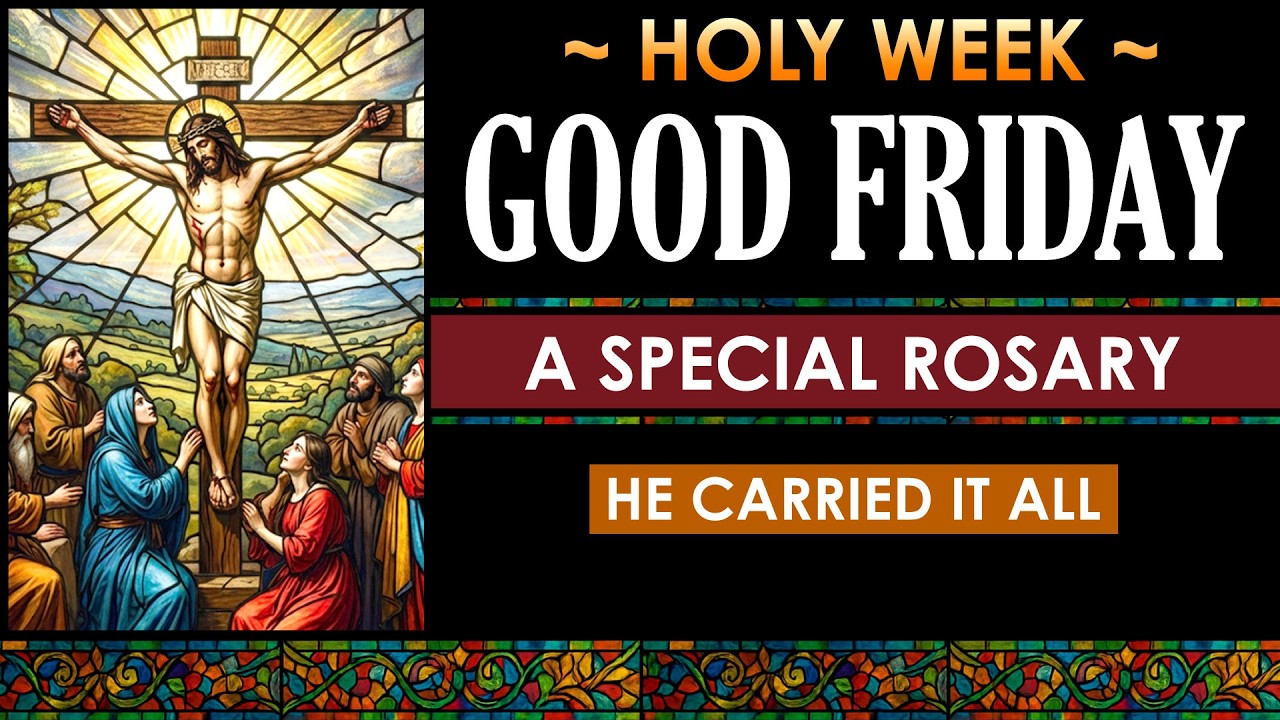 April 3 Sorrowful Mysteries Rosary | Friday Holy Rosary Catholic Prayer | Pray the Rosary Today