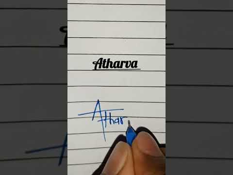 Signature Name (Atharva) #short #signature