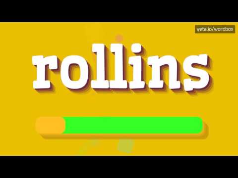 ROLLINS - How to say Rollins?