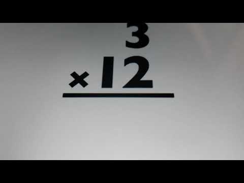 3 x 12 = 36