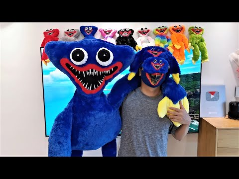Biggest Huggy Wuggy Plush in the World - 150cm Tall!! - Jumbo Poppy Playtime Plush Toy