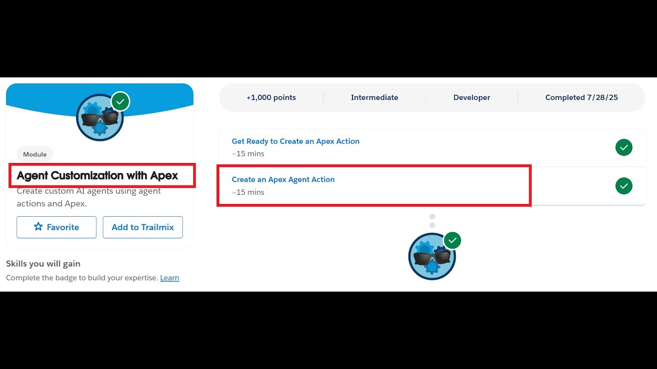 Create an Apex Agent Action | Agent Customization with Apex | Salesforce