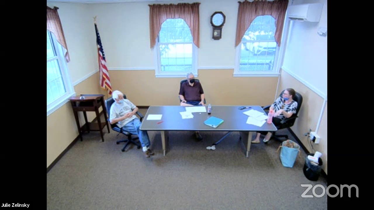 Board of Selectmen Meeting, 8//24/21
