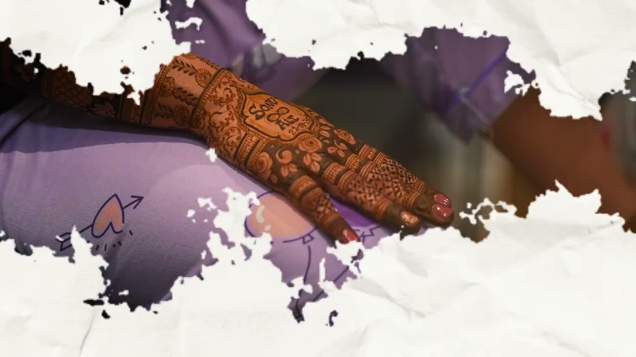  Sonia and Ali ❤️ Bridal Mehndi Magic ✨ Stunning Henna Design for the Big Day 💍