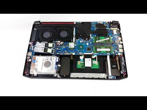 Acer Nitro 7 (AN715-51) (GTX 1650) - disassembly and upgrade options