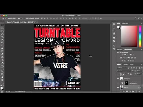How to Outline any PNG Image Using Photoshop CC 2017