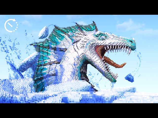 Aquatic Winter Dragon Minecraft Map