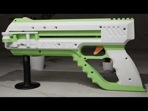 🔫 UPGRADING SLINGSHOT GUN TO V2・Free STL File for 3D printing・Cults