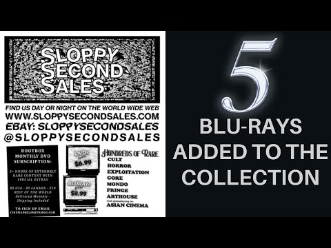 Sloppy Second Sales Haul - 5 Blu-ray Titles Added to the Collection