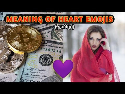 Meaning of Heart Emojis in Tamil | More info Tamil