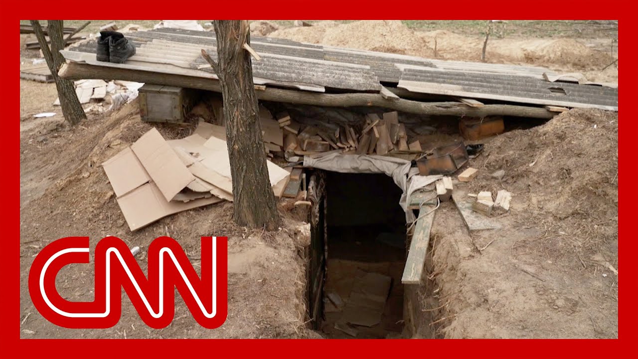 'Just a mess': CNN goes inside abandoned Russian foxholes