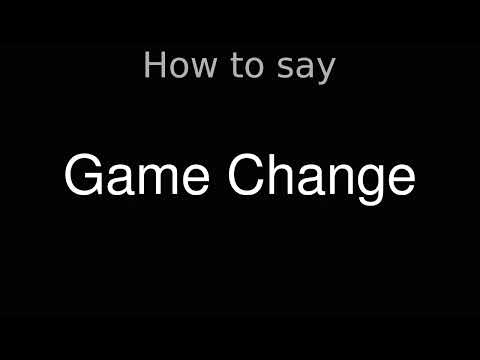 How to Pronounce correctly Game Change (Movie)