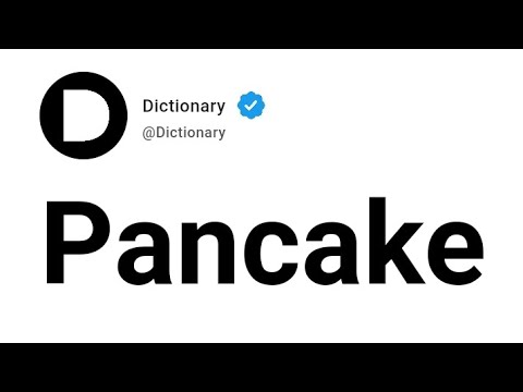 Pancake Meaning In English