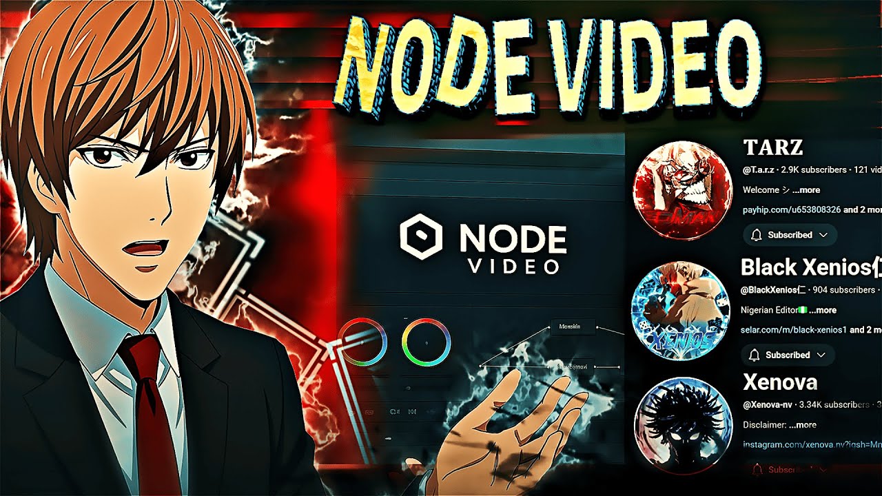 I FOUND THE BEST NODE VIDEO AMV EDITOR
