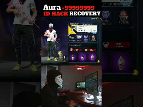Free fire id hack recovery 😨#shortsvideo #freefire #viralvideo