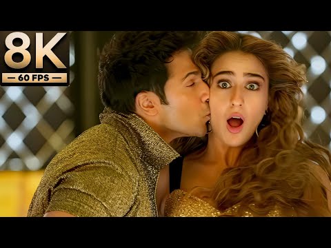 8K Remastered - Husnn Hai Suhaana | Varun Dhawan, Sara Ali Khan | Coolie No.1