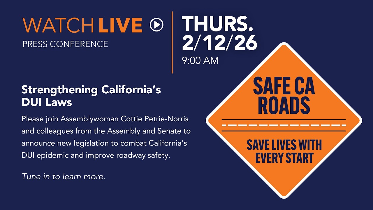 Saving Lives with Every Start: Asm Petrie-Norris introduces Ignition Interlock Devices legislation