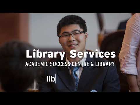 Library Services is here to help you succeed (2020 version)