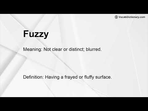 Fuzzy Meaning