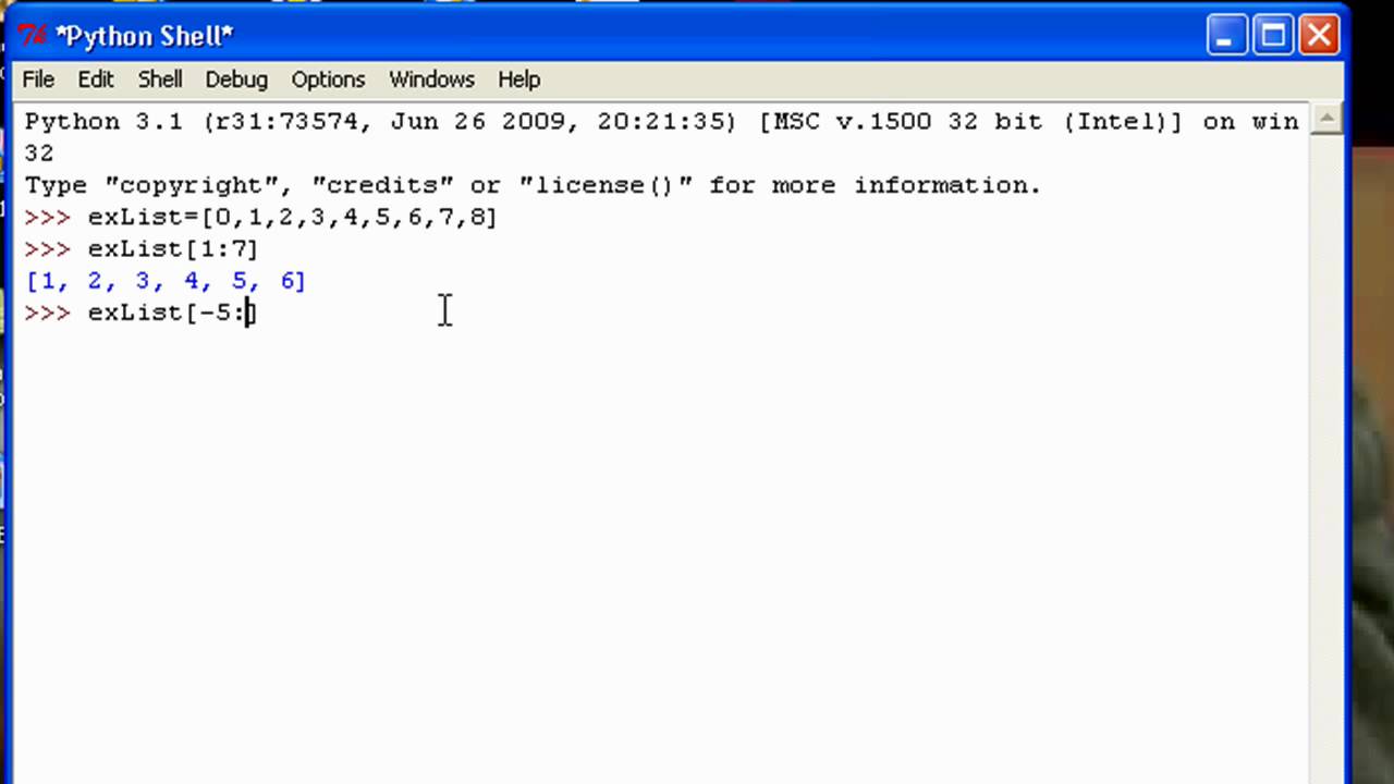 Python 3 Tutorial: 13 - Slicing