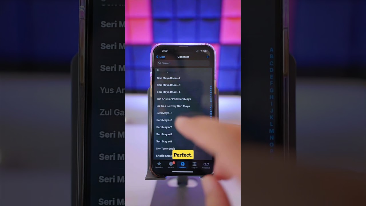 Organise contacts in iPhone like a Pro  😎 #iphonecontacts #iphonecontact #iphone #iphonetricks