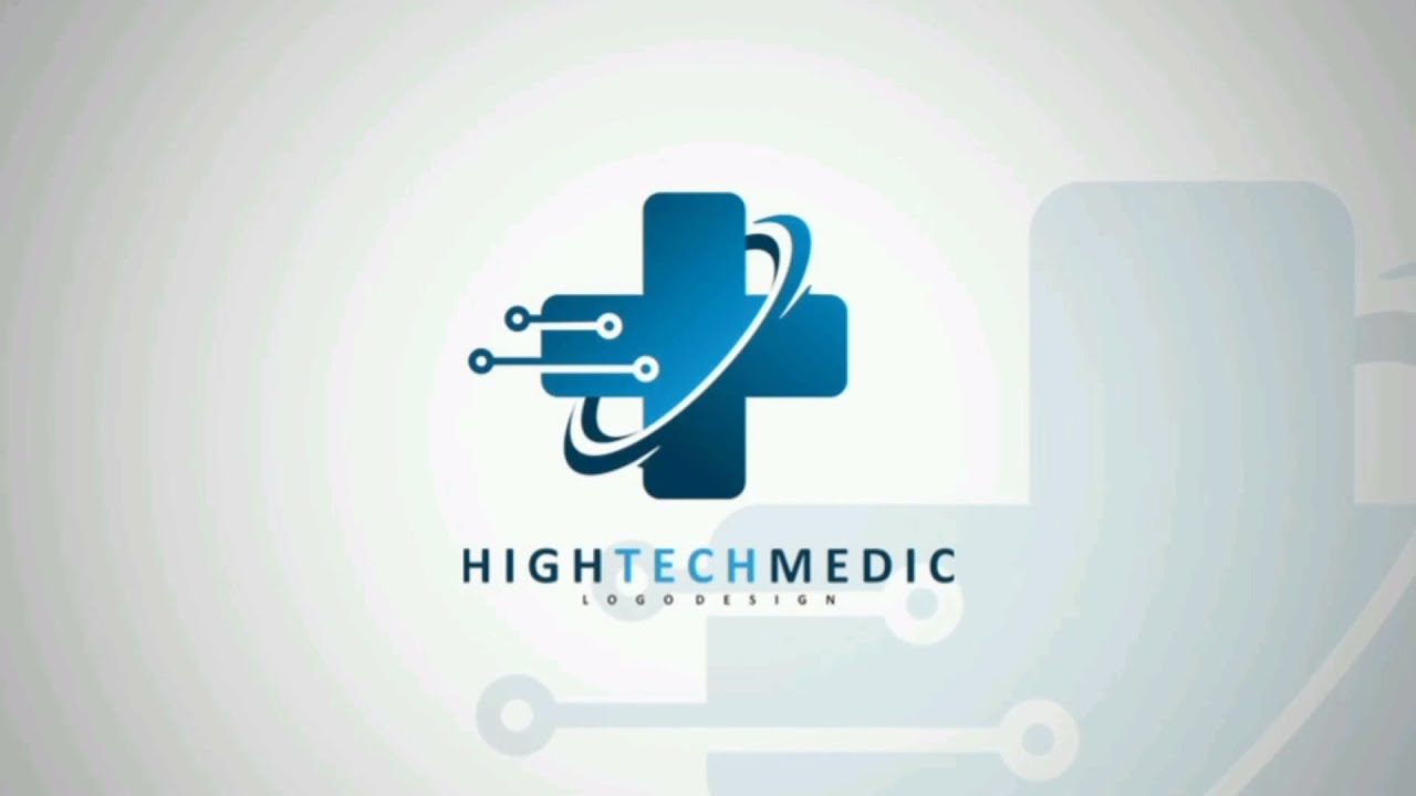 tutorial logo vector. high tech medical
