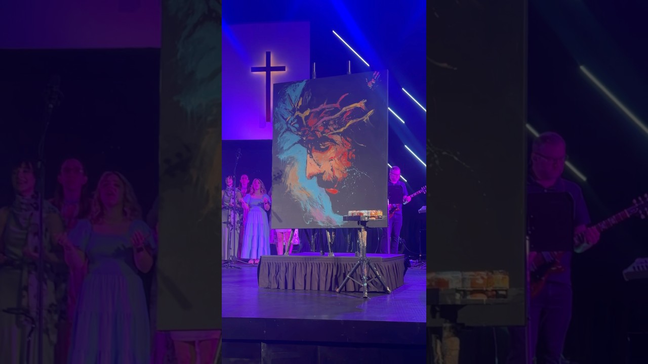 Painting Jesus on this Easter Sunday‼️