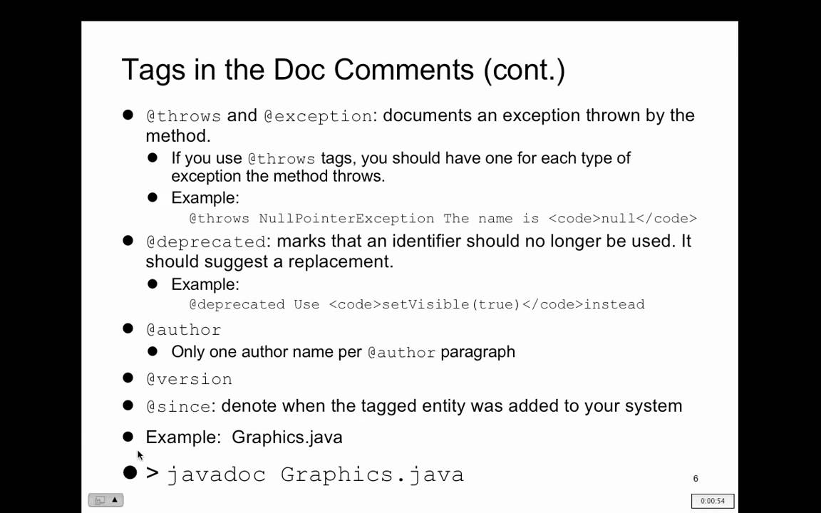 OO Design in Java - PPT Lecture 10 - Live (4/11/11)