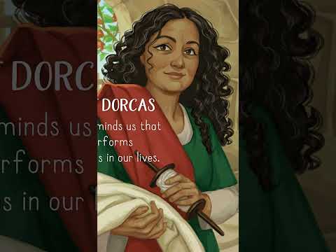 The NIV Kingdom Girls Bible by ZonderKidz - Dorcas Illustration #christianbible