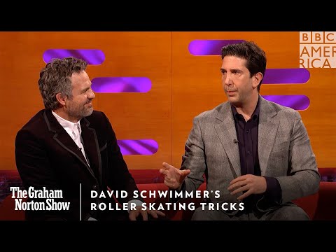 David Schwimmer’s Roller Skating Tricks | The Graham Norton Show | Friday @ 11pm | BBC America